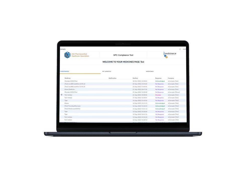 SPCcomply | Regulatory approved SPCs from medicines.ie